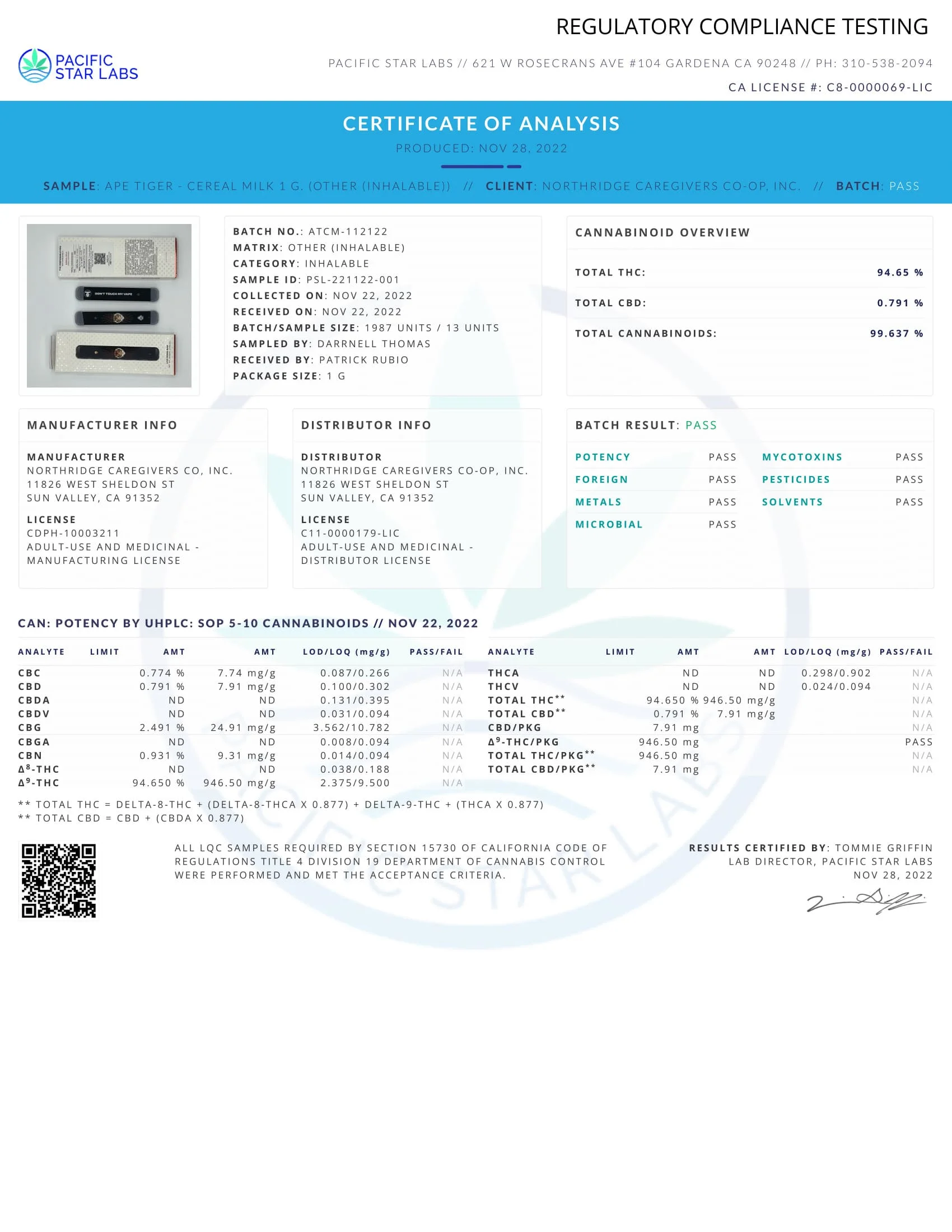 Cereal Milk — Live Resin Bar Disposable (1g) | APE Premium Cannabis