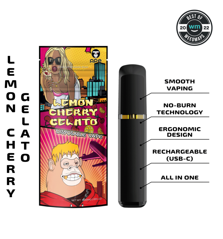 Purple Haze (Sativa) — 1g APE Disposable Vape | APE Premium Cannabis