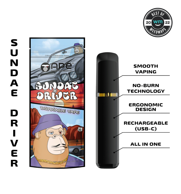 Alien OG (Indica) — 1g APE Disposable Vape | APE Premium Cannabis